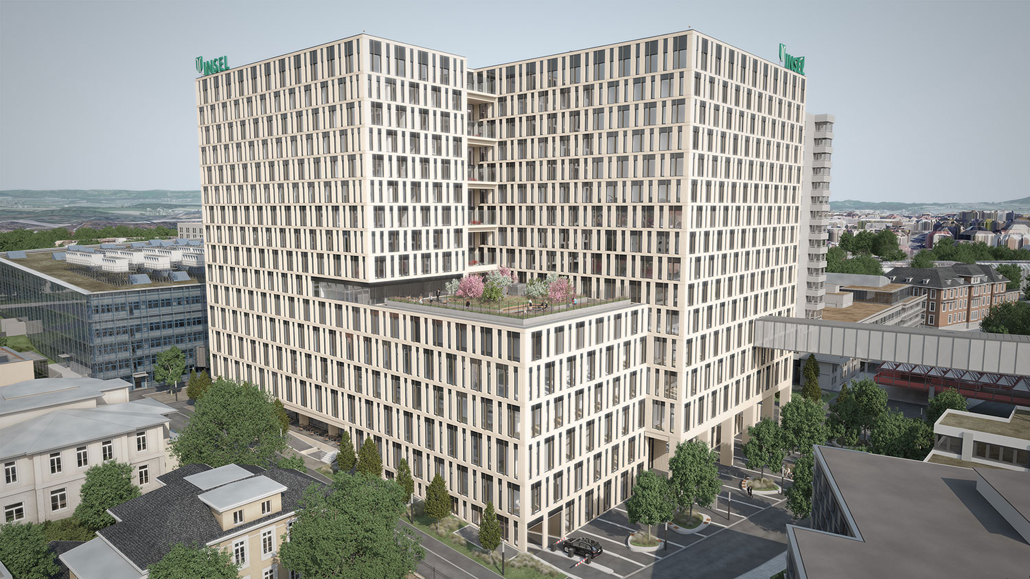 Anna-Seiler-Haus: das neue Hauptgebäude des Inselspitals - Insel Gruppe AG